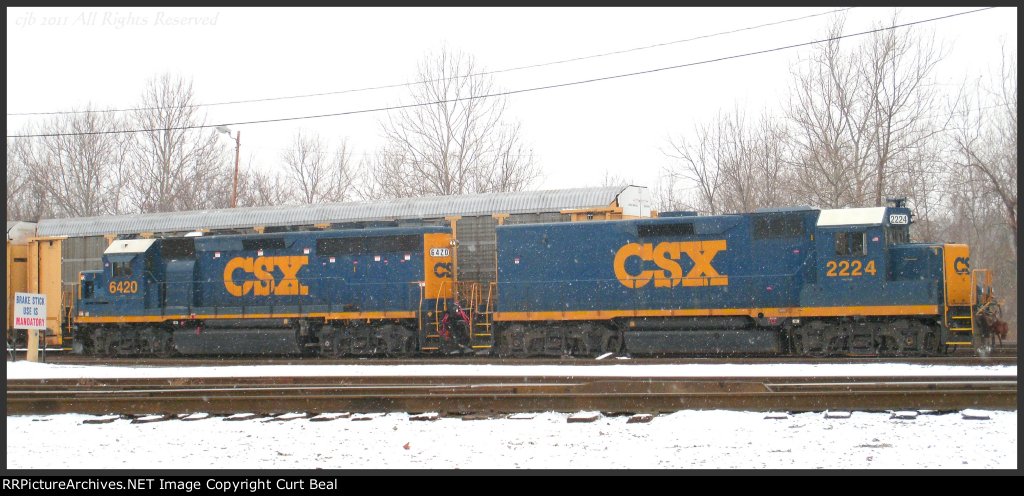CSX 6420 and 2224